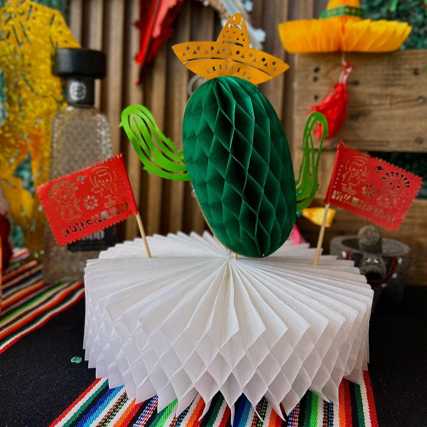 CENTRO DE MESA CACTUS CHARRO - Artemex